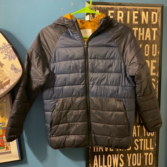 Zara | Jackets & Coats | Zara Kids Lightweight Colorblock Hooded Puffer ...